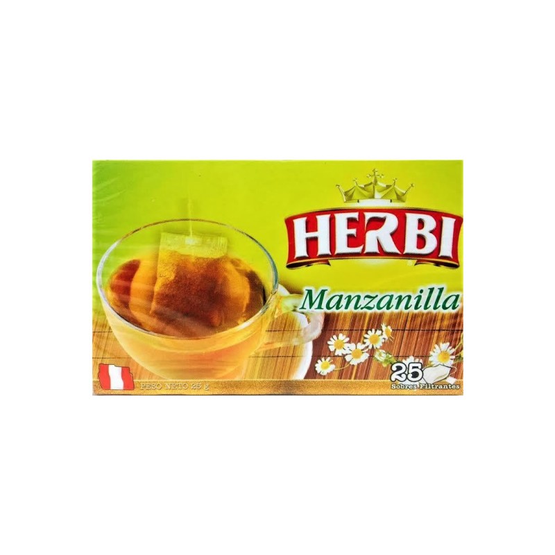 INFUSIONES HERBI MANZANILLA 25 UND. | Delivemas